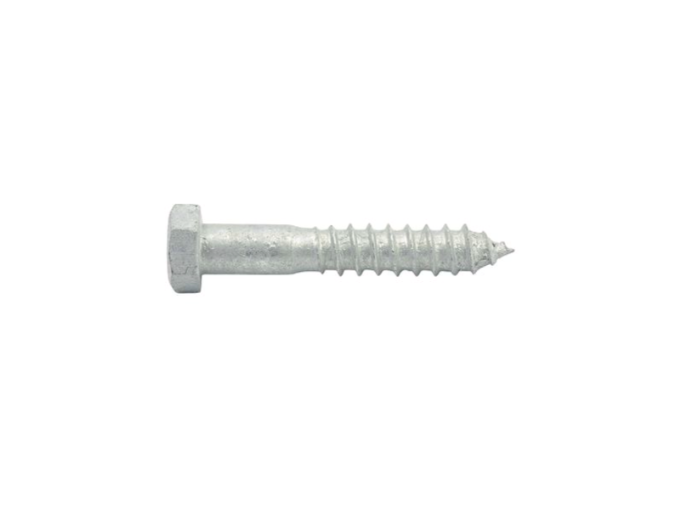 M12 x 75mm Hot Dipped Galvanised Hex Head Coach Screw – Milkon Supply